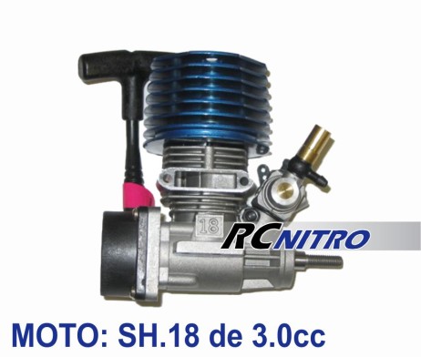 Motor sh.18 de 3.0cc - RC Nitro Argentina